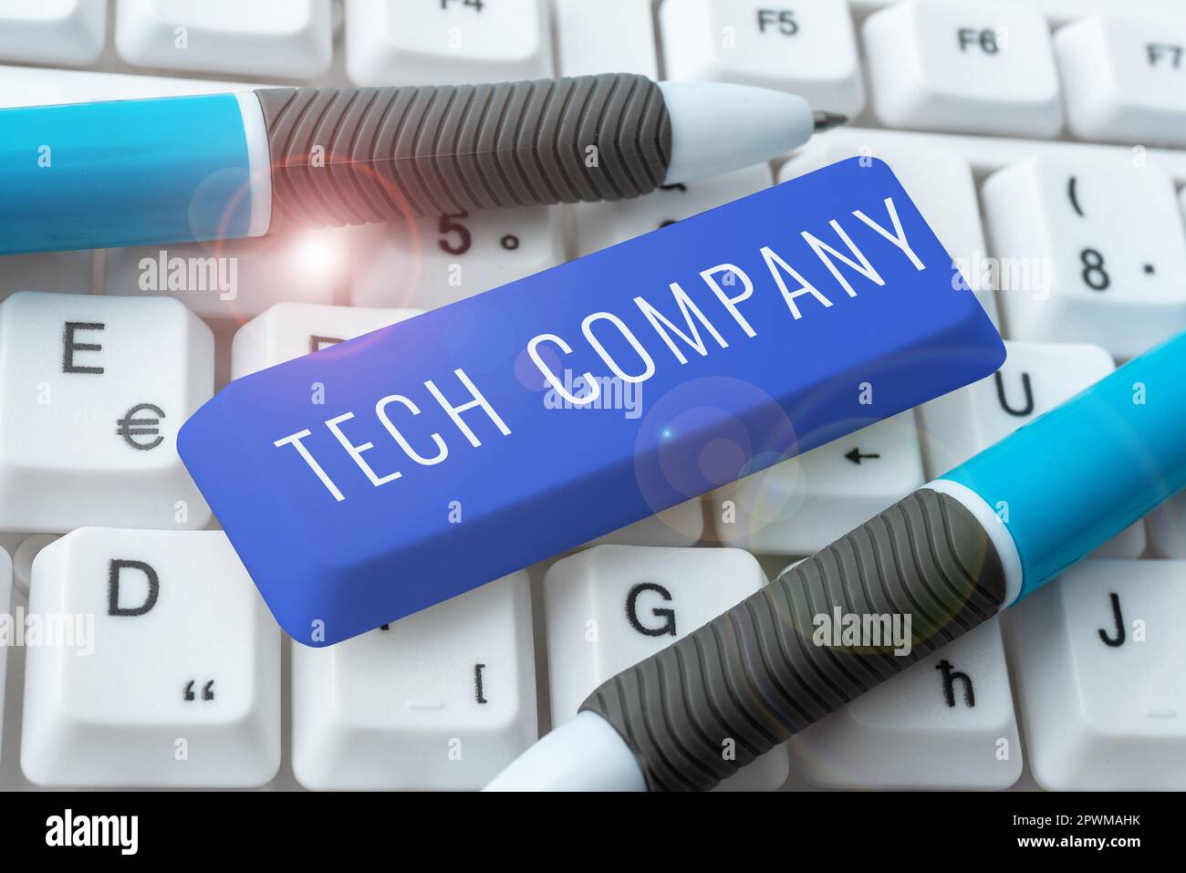 Writing displaying text Tech Company, Conceptual photo a company that ...