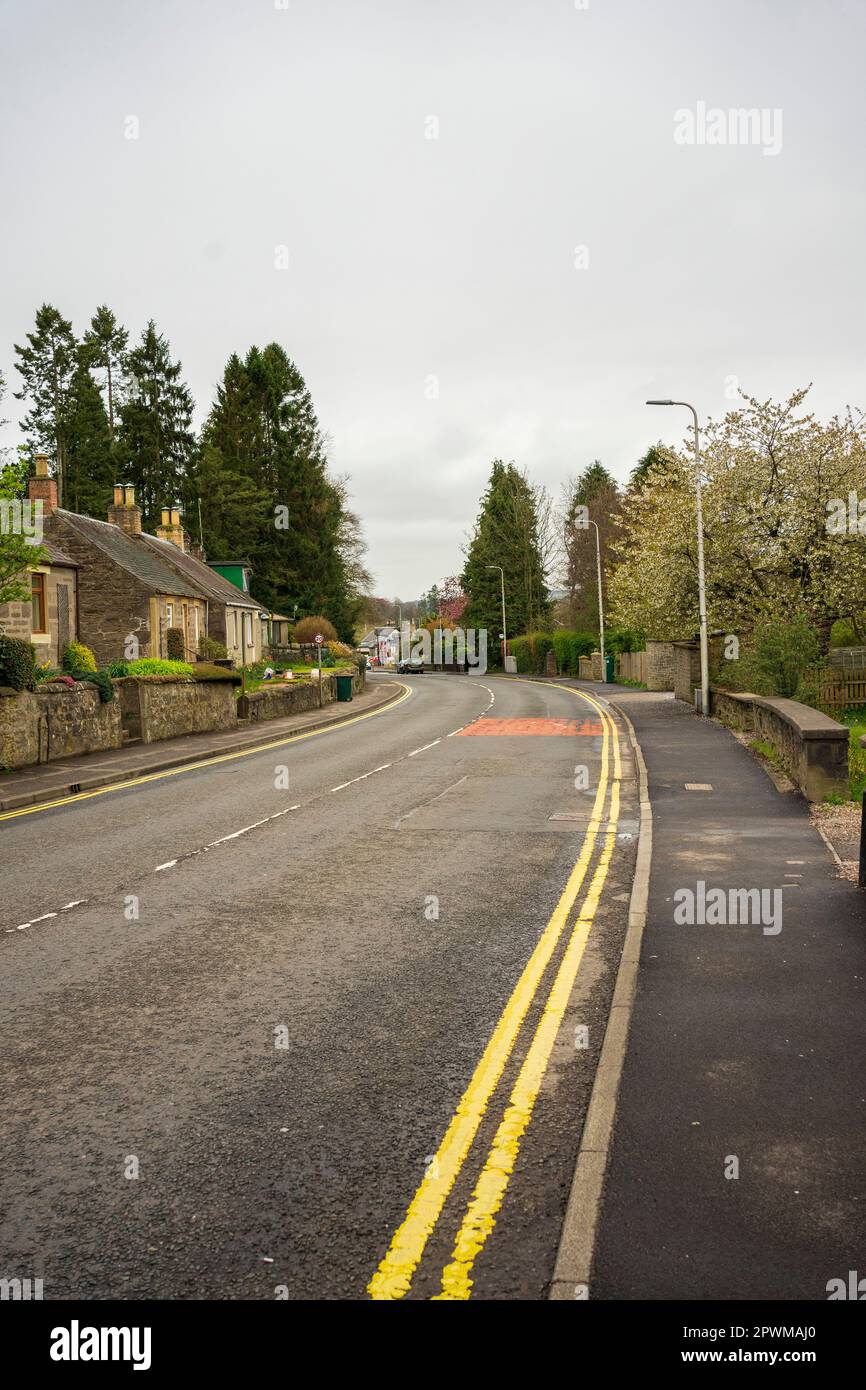 Village of Scone outside Perth Scotland home to the Stone of Scone ...