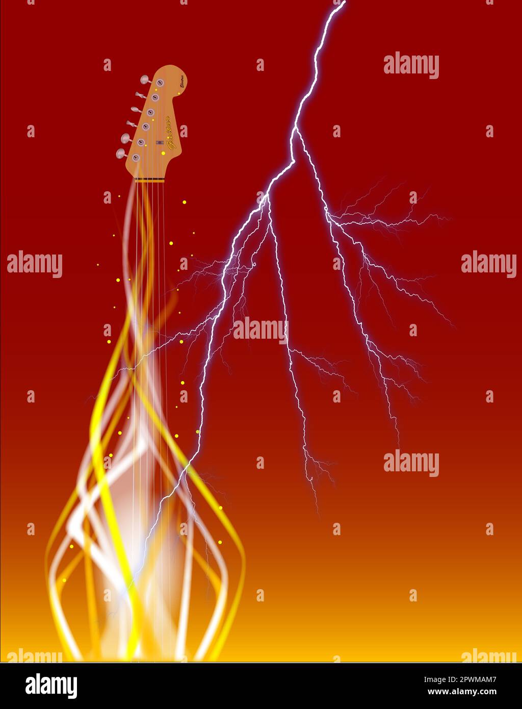 Lightning Bolt And Fire