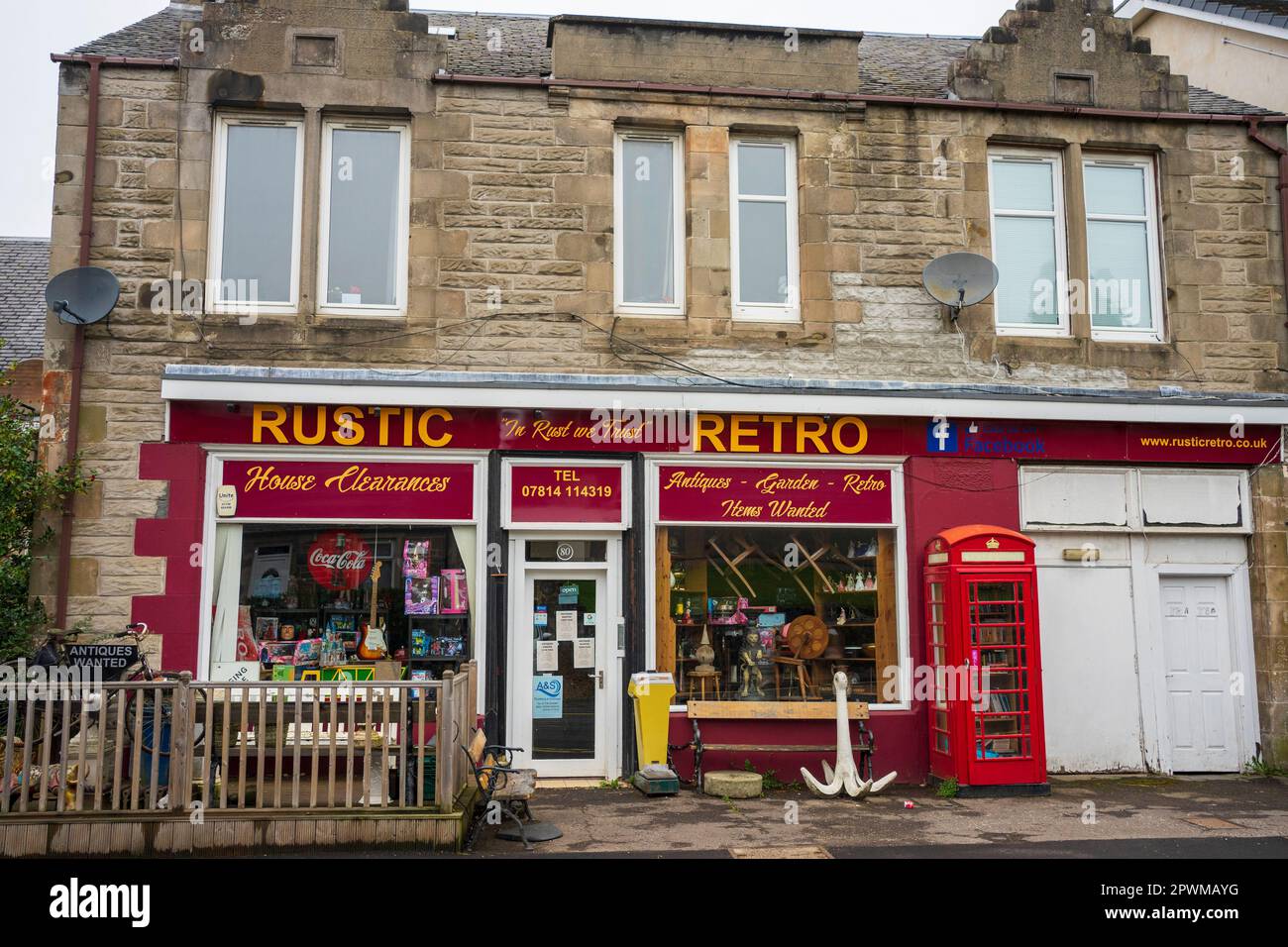 Village of Scone outside Perth Scotland home to the Stone of Scone ...