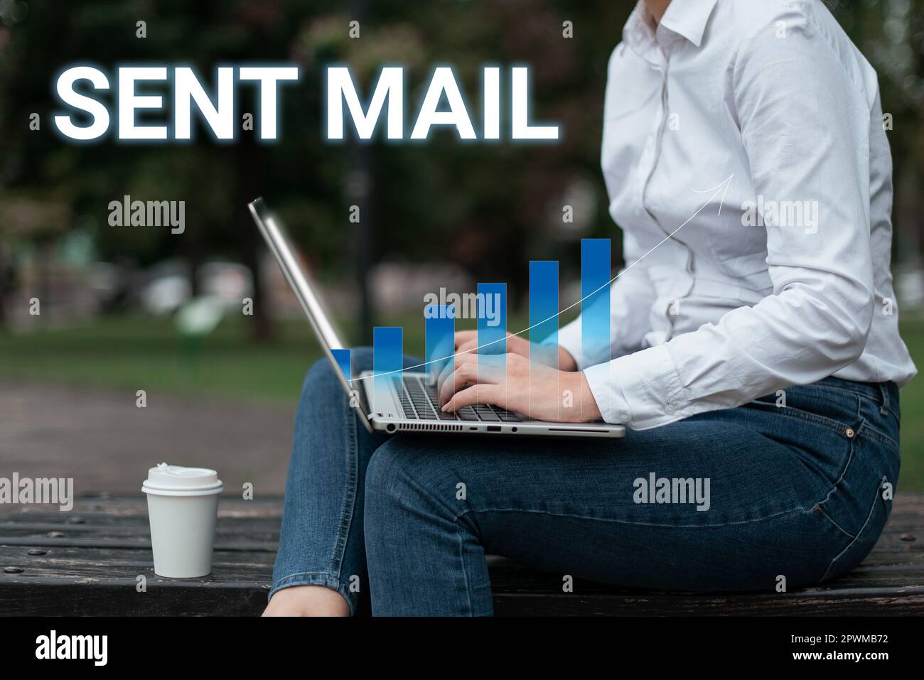 Writing displaying text Sent Mail, Business idea Event where a letter ...