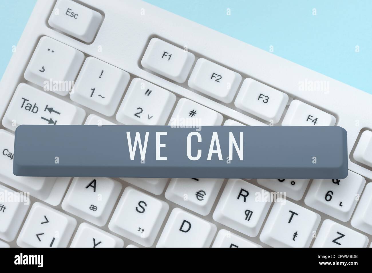 Sign displaying We Can, Business showcase develop mutual affiliation ...