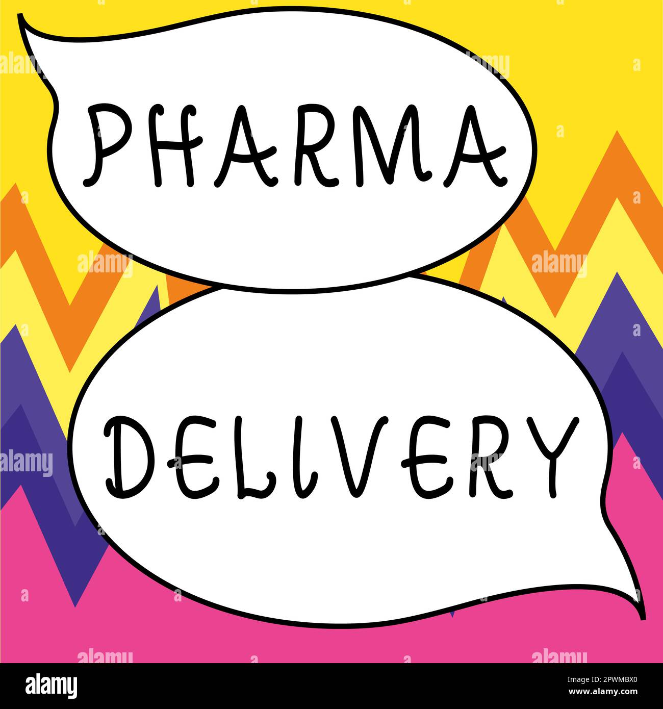 Handwriting text Pharma Delivery, Business idea getting your ...