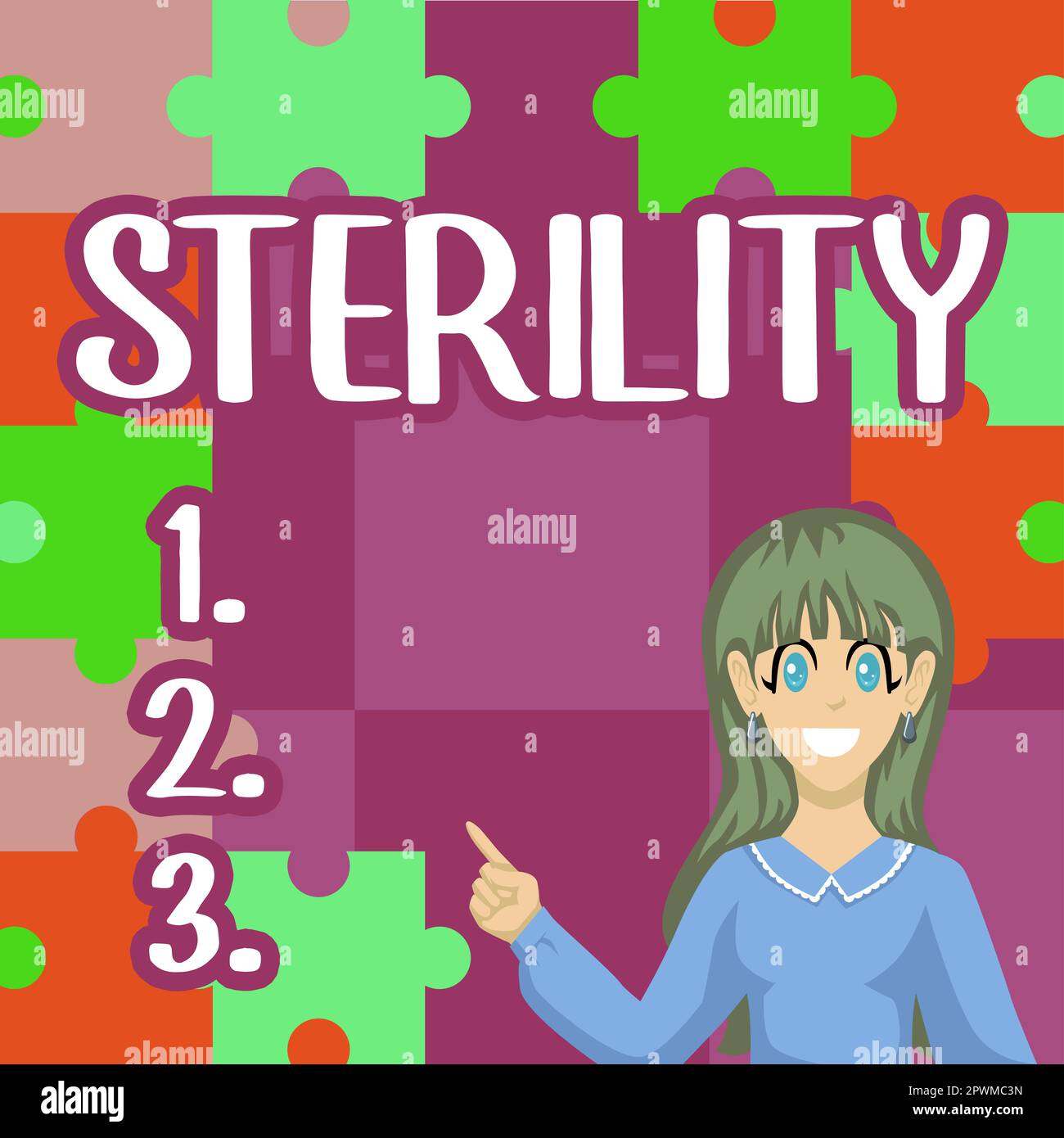 Conceptual caption Sterility, Conceptual photo a condition of being ...