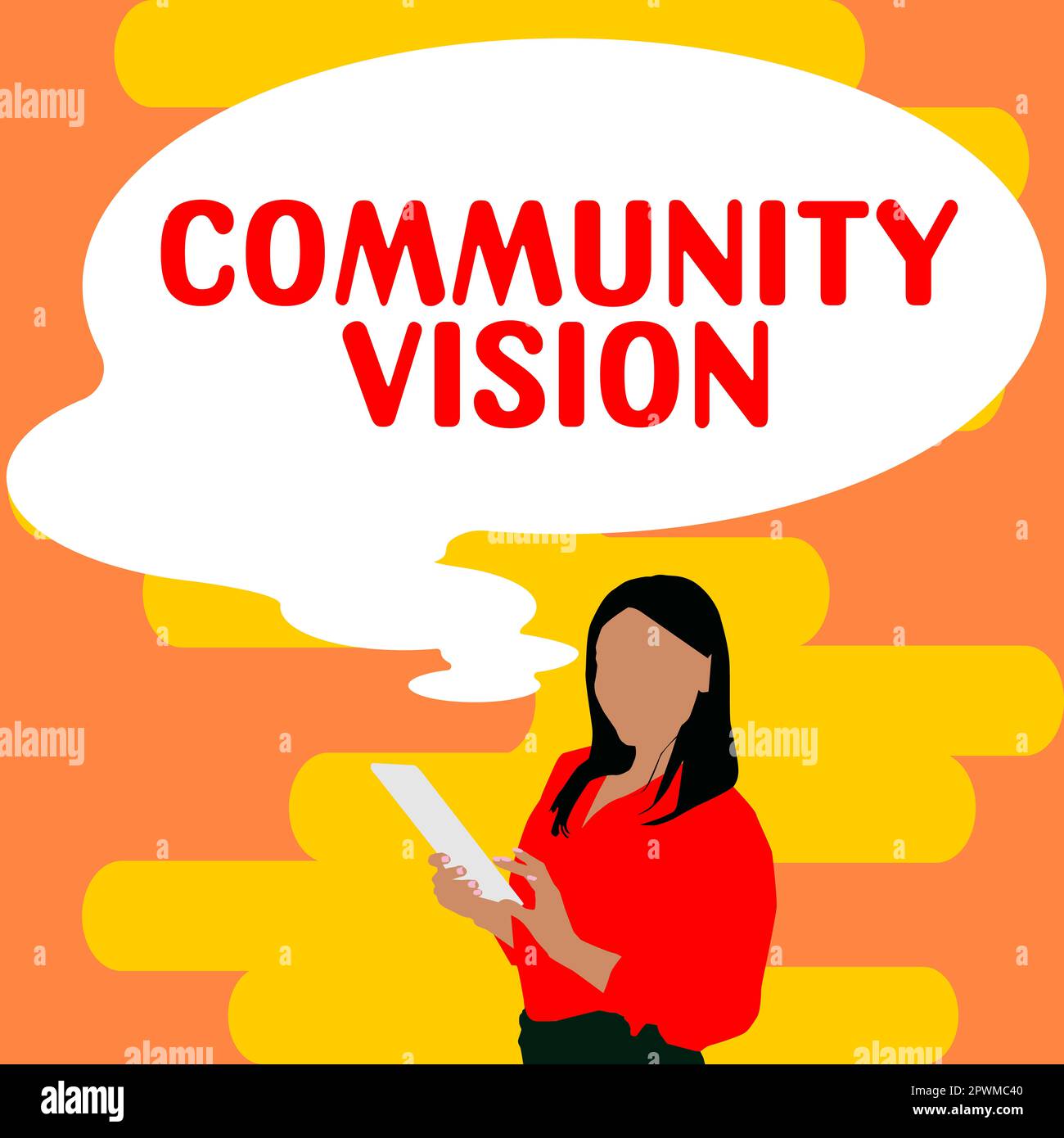 Conceptual caption Community Vision, Business overview Neighborhood ...