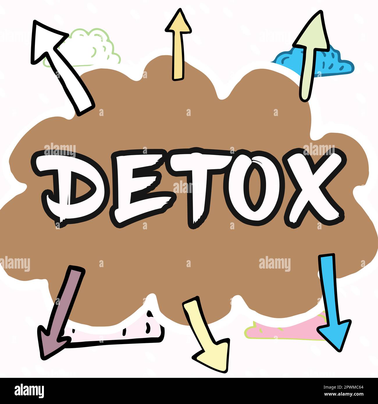 Hand writing sign Detox, Business idea Moment for Diet Nutrition health ...
