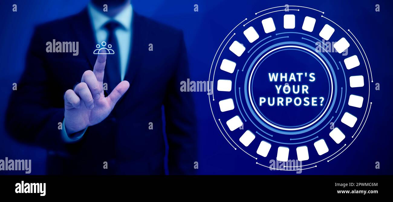 Conceptual display What's Your Purpose, Conceptual photo question to ... Conceptual display What's Your Purpose, Conceptual photo question to ...