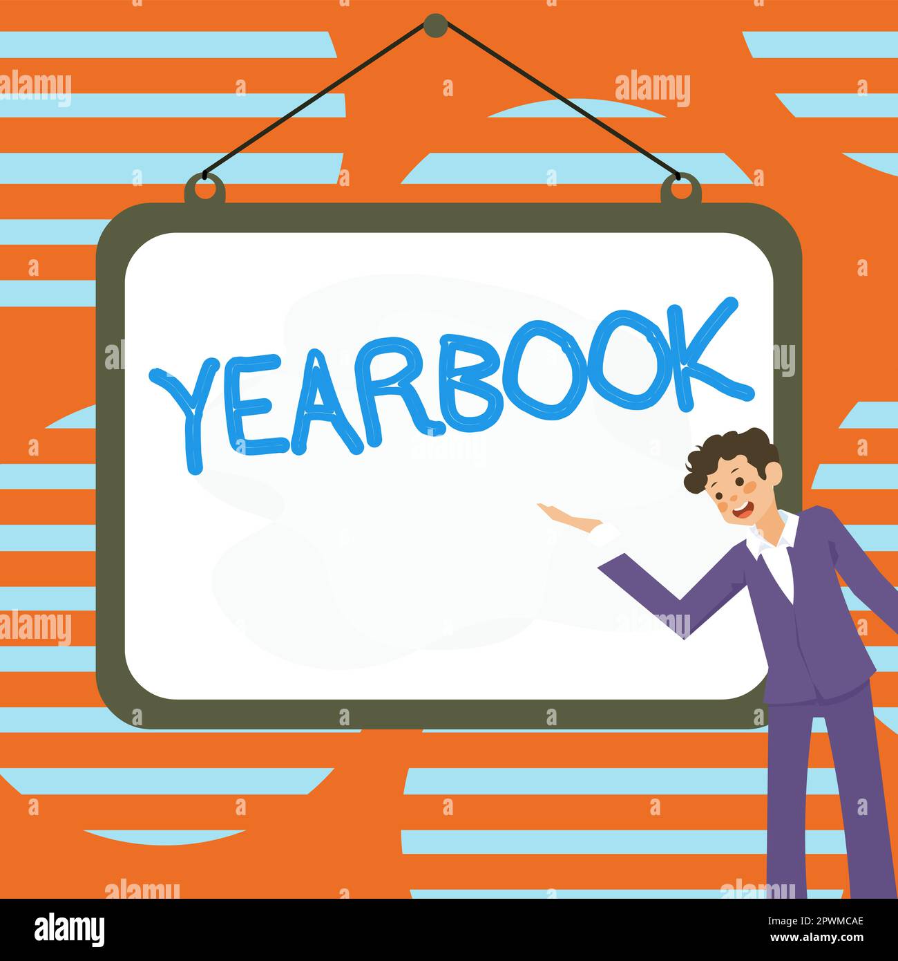 Hand writing sign Yearbook, Business approach publication compiled by ...