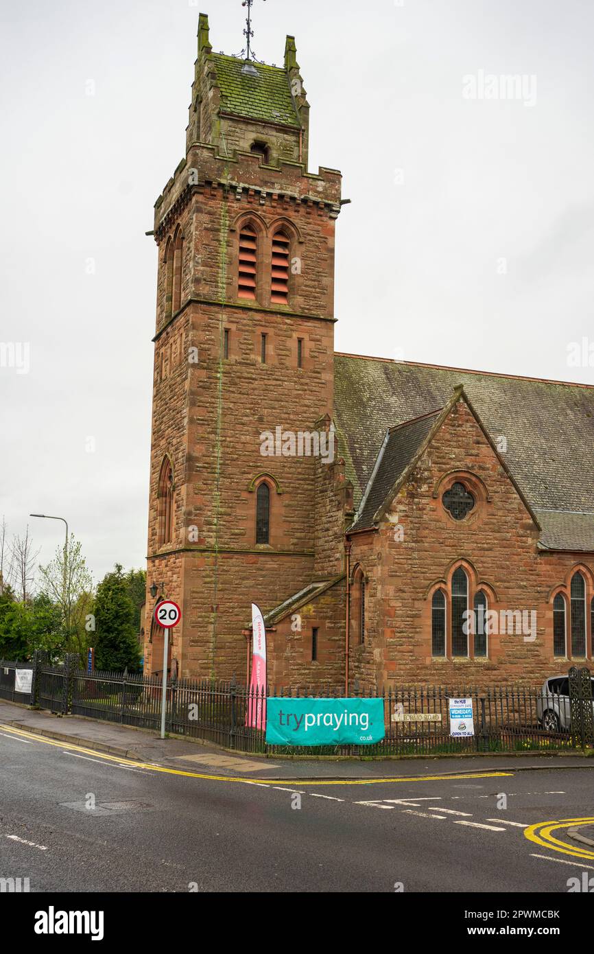 Village of Scone outside Perth Scotland home to the Stone of Scone ...
