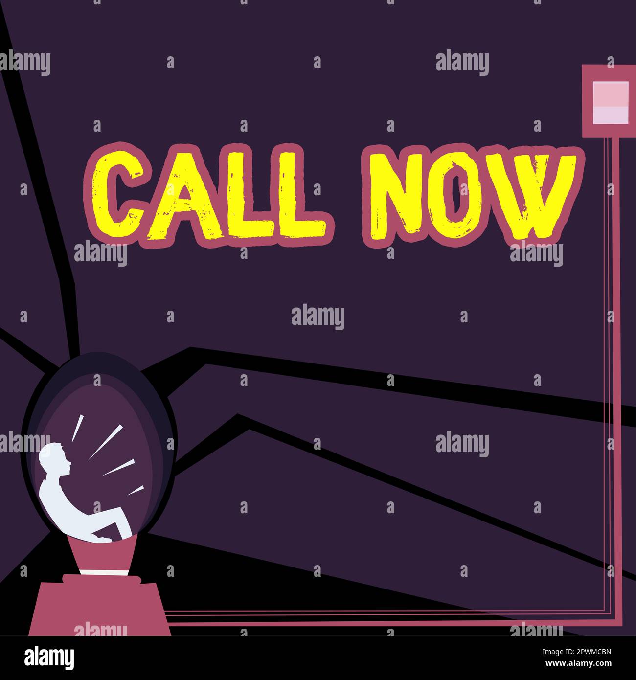 Conceptual display Call Now, Business approach To immediately contact a ...