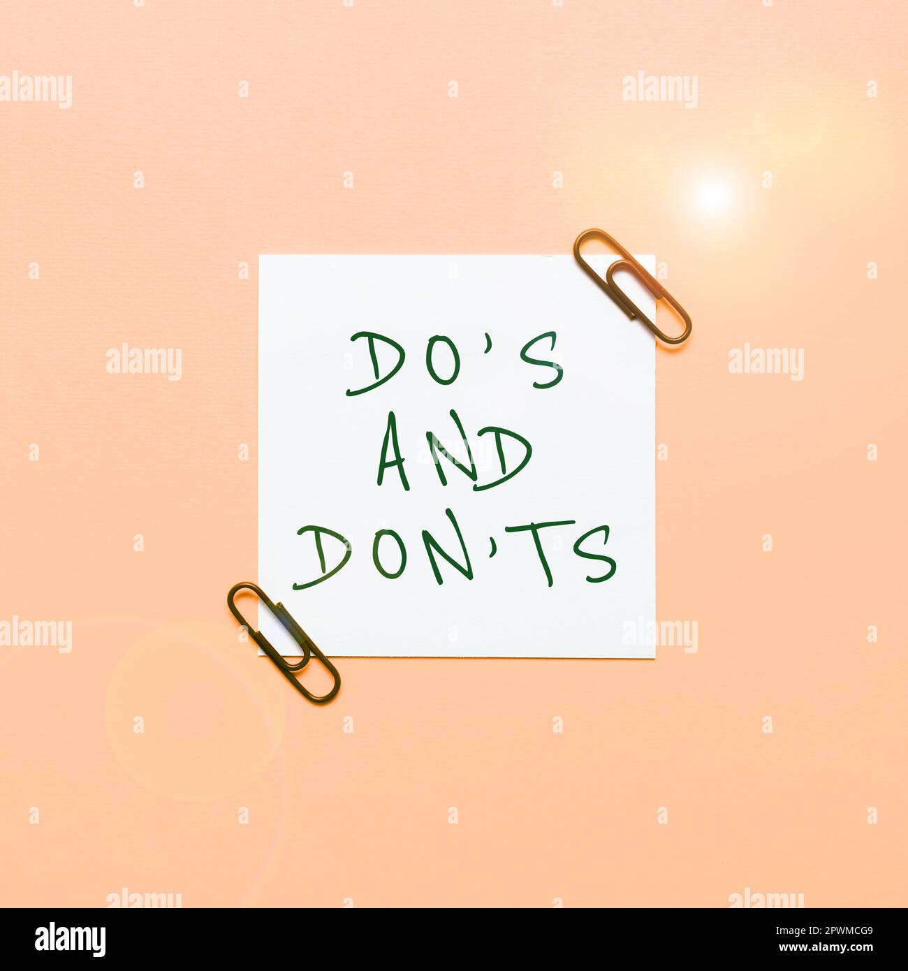 Hand writing sign Do's And Don Ts, Word Written on Confusion in one's ...