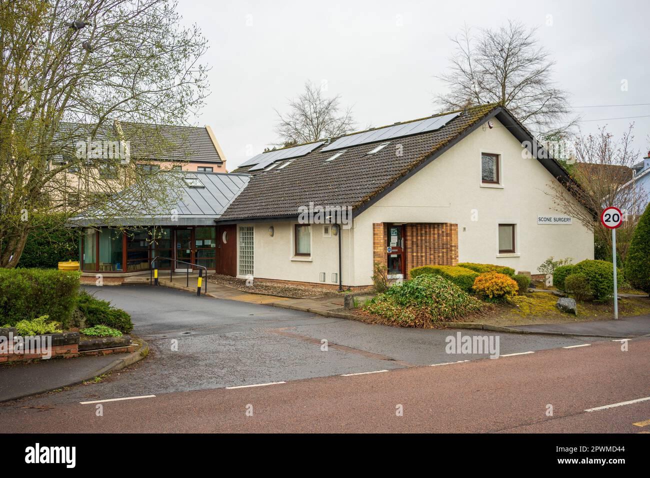 Village of Scone outside Perth Scotland home to the Stone of Scone ...
