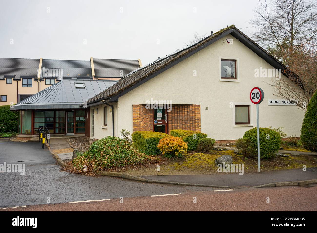 Village of Scone outside Perth Scotland home to the Stone of Scone ...
