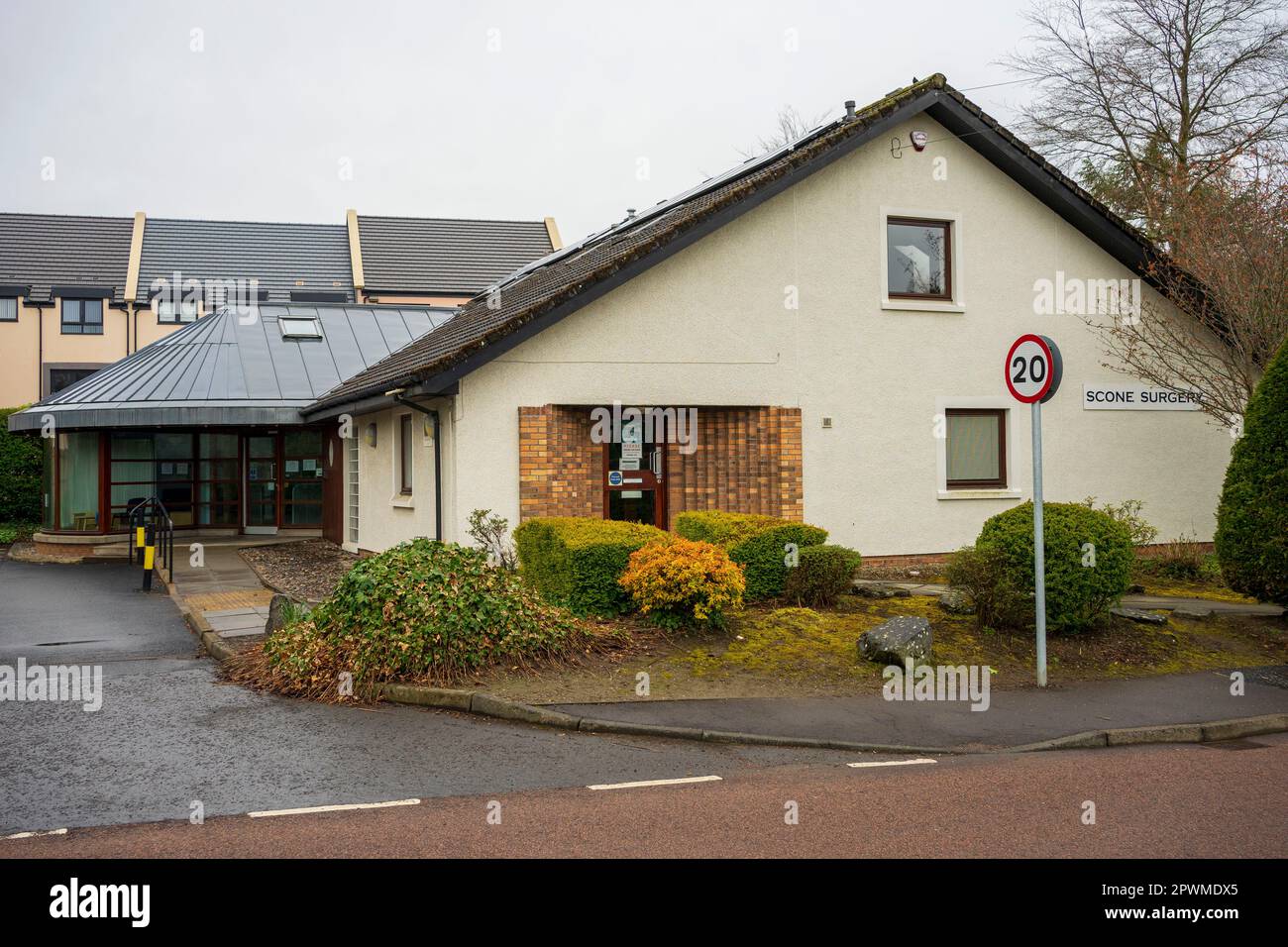 Village of Scone outside Perth Scotland home to the Stone of Scone ...
