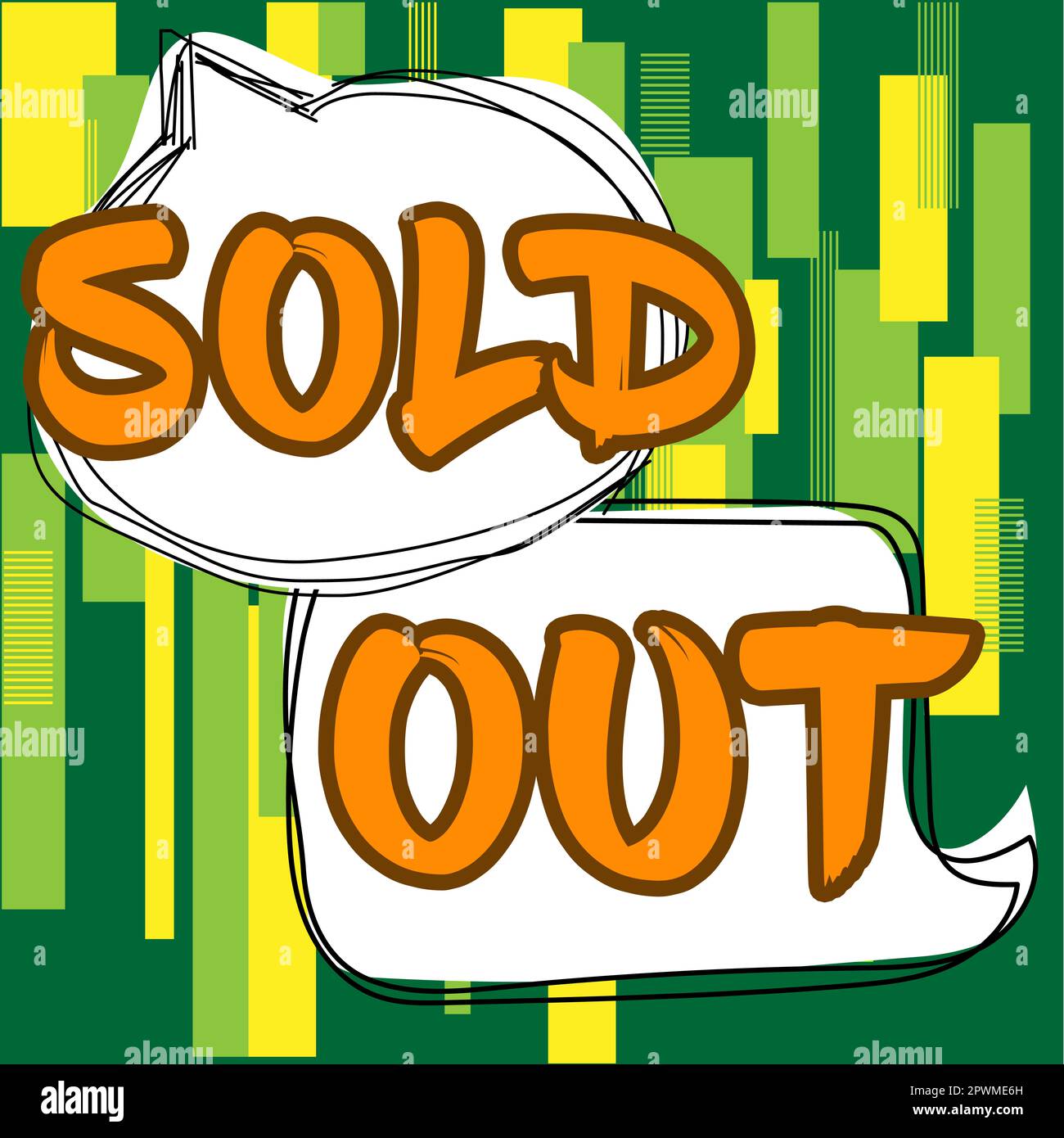 Text showing inspiration Sold Out, Concept meaning Not available ...