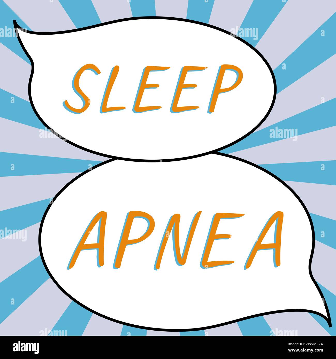 Conceptual display Sleep Apnea, Business showcase The temporary ...