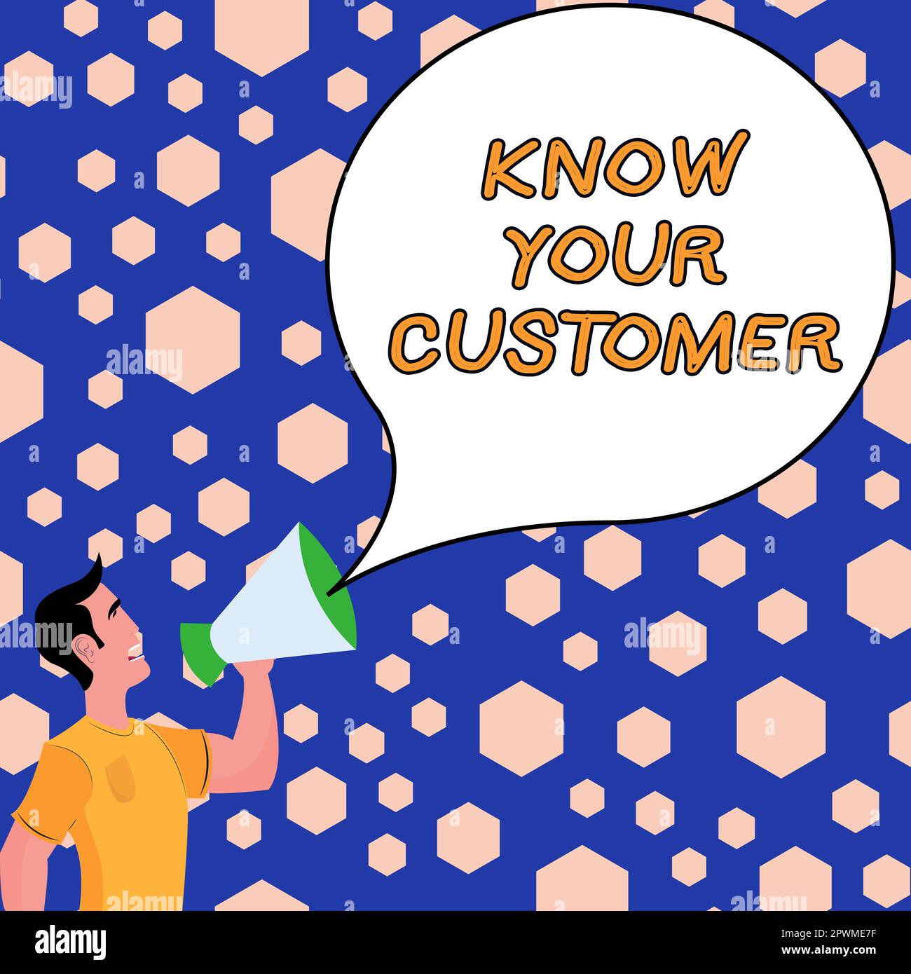 Sign displaying Know Your Customer, Business showcase Marketing ...