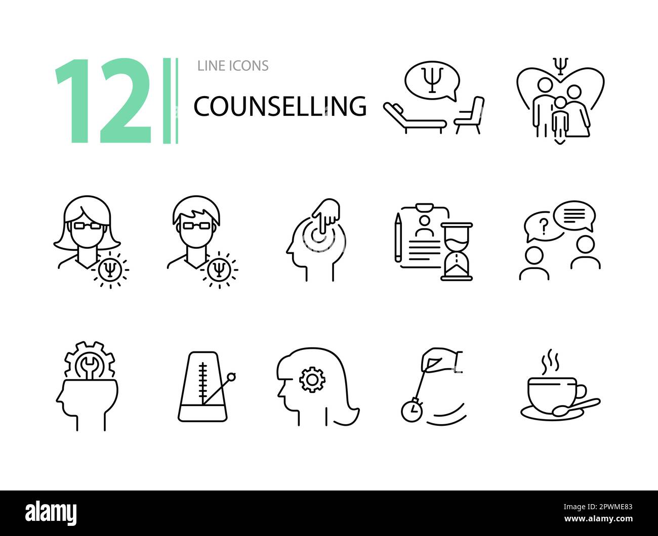Group counselling Stock Vector Images - Alamy