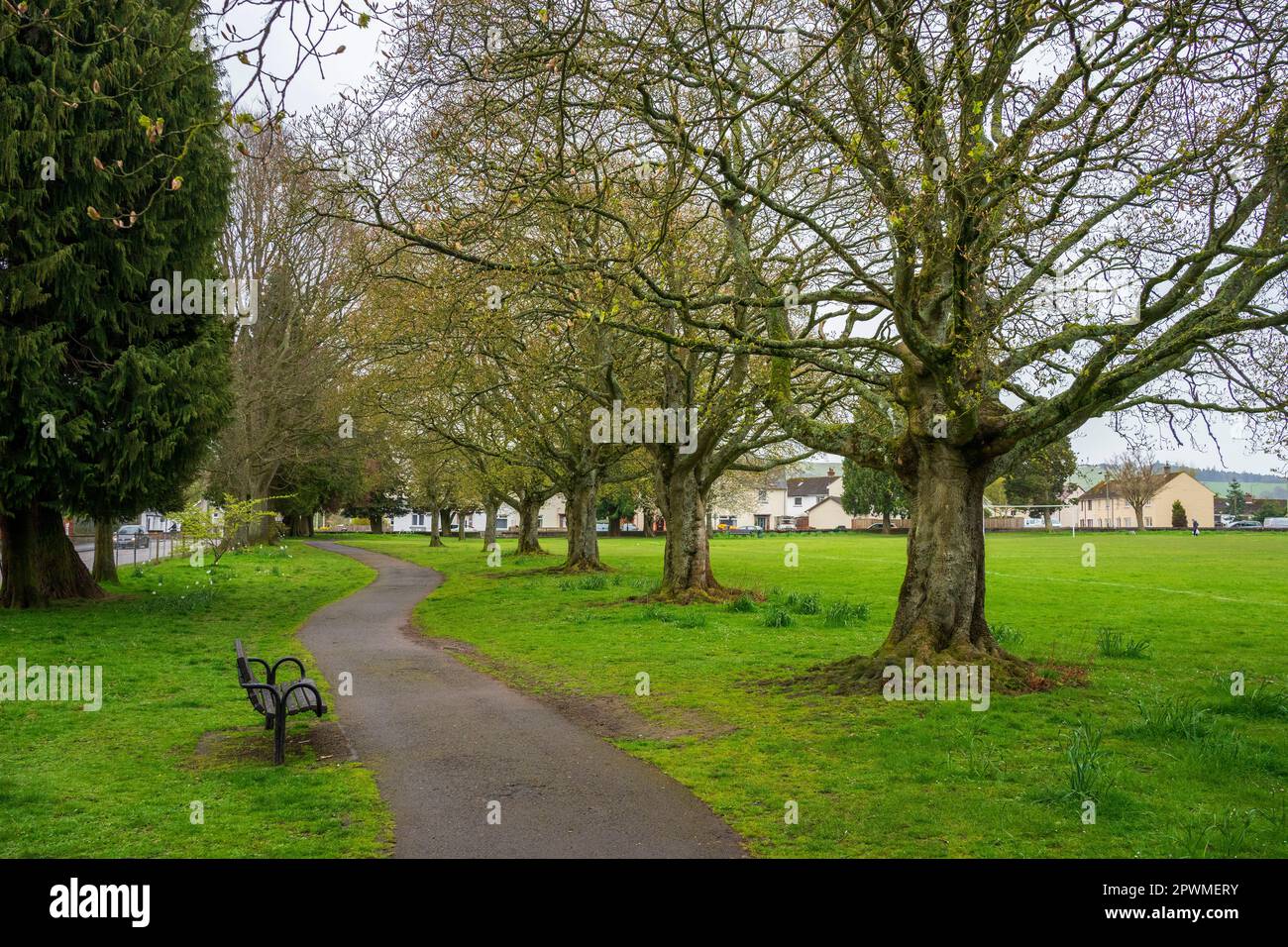 Village of Scone outside Perth Scotland home to the Stone of Scone ...