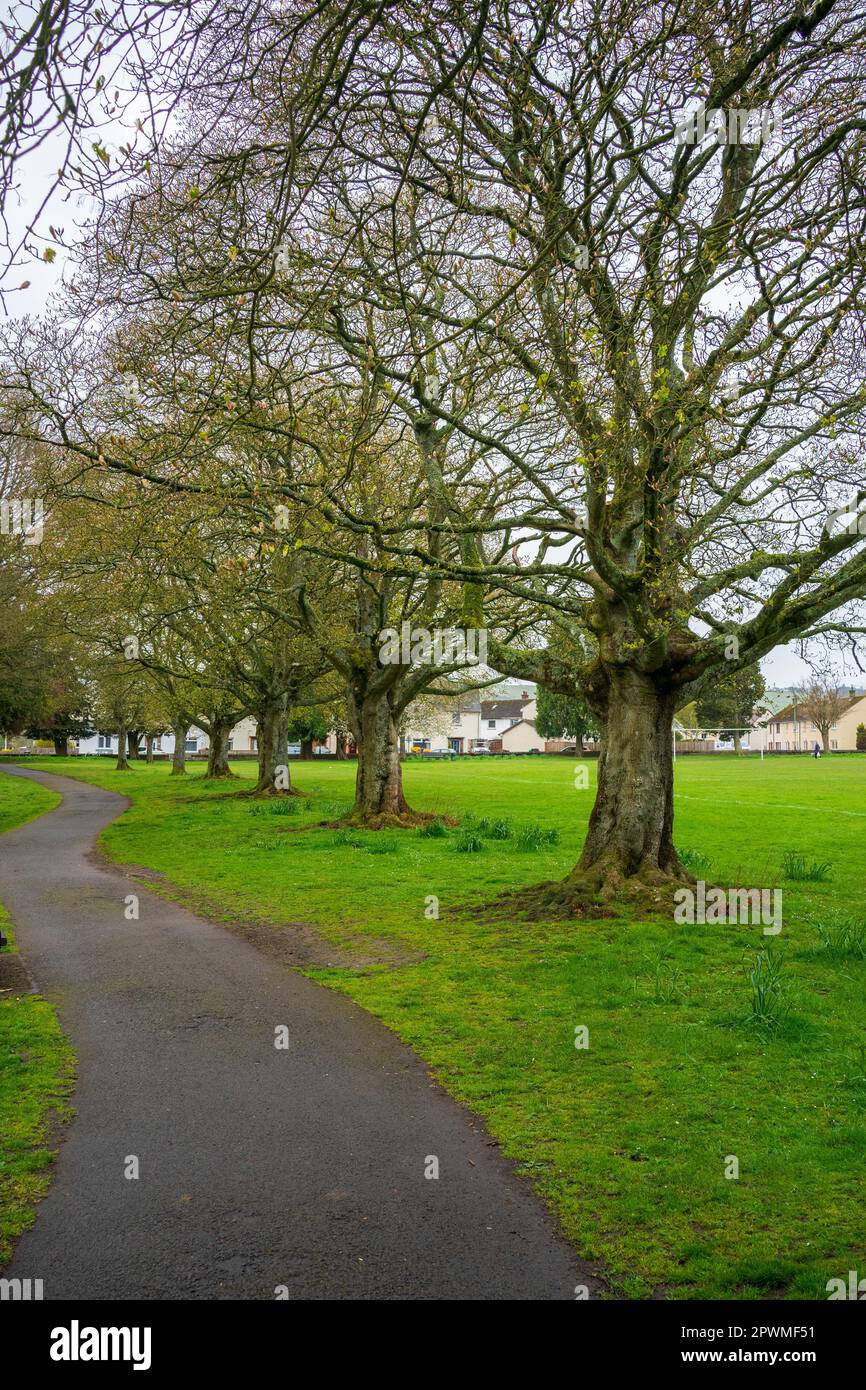 Village of Scone outside Perth Scotland home to the Stone of Scone ...