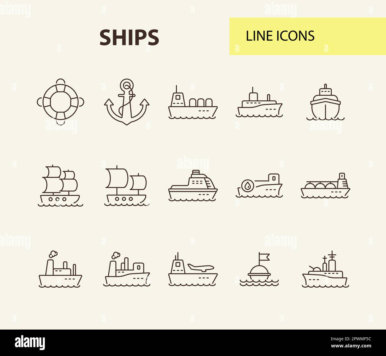 Ships navigation buoy Stock Vector Images - Alamy