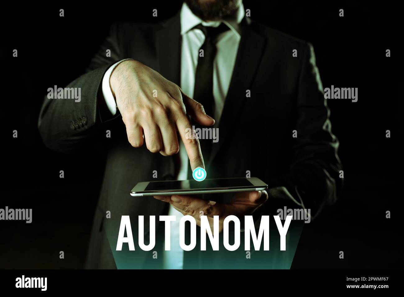 Text showing inspiration Autonomy, Word for vehicle that can guide ...