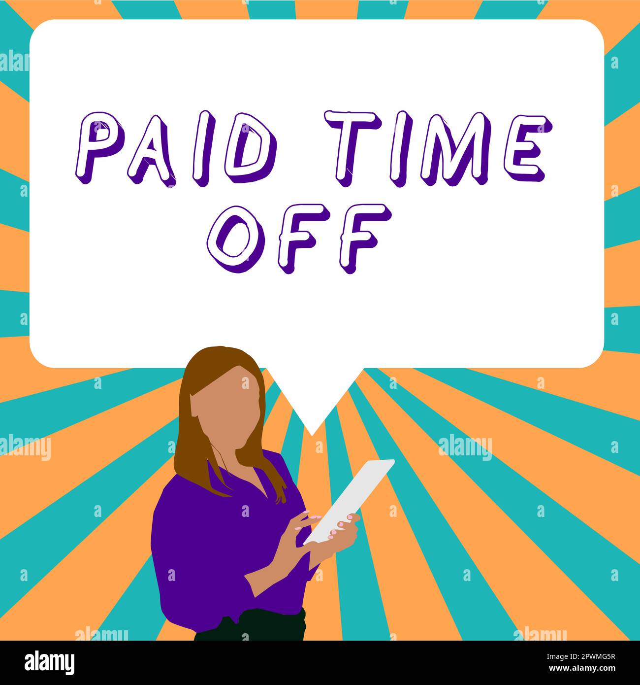 Conceptual display Paid Time Off, Business approach Receiving payments ...