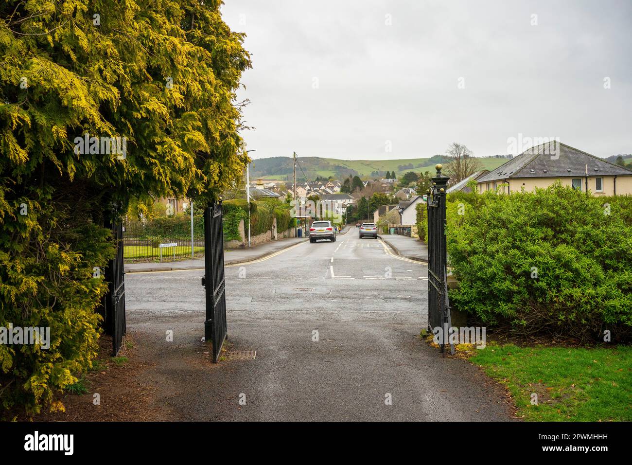 Village of Scone outside Perth Scotland home to the Stone of Scone ...