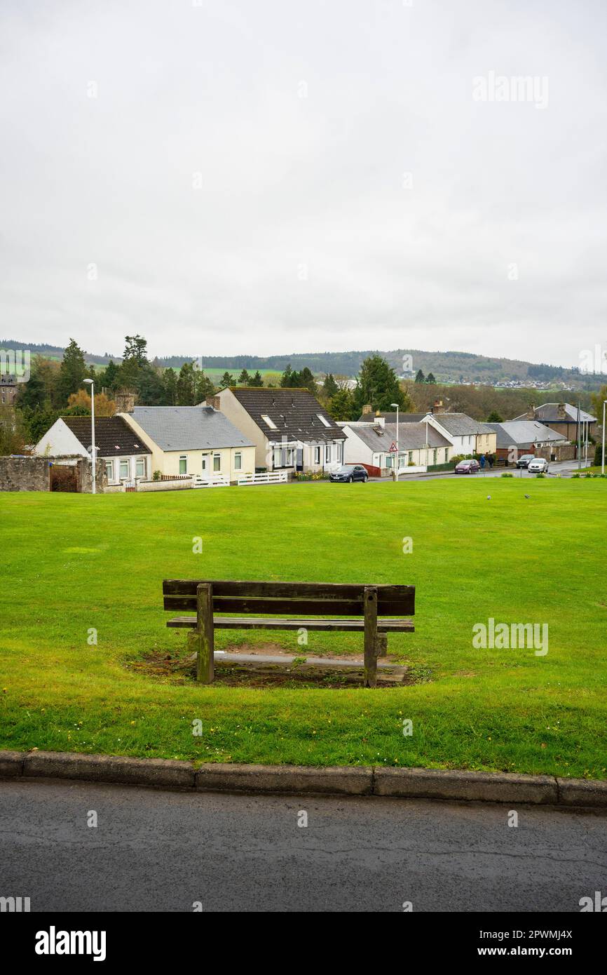 Village of Scone outside Perth Scotland home to the Stone of Scone ...