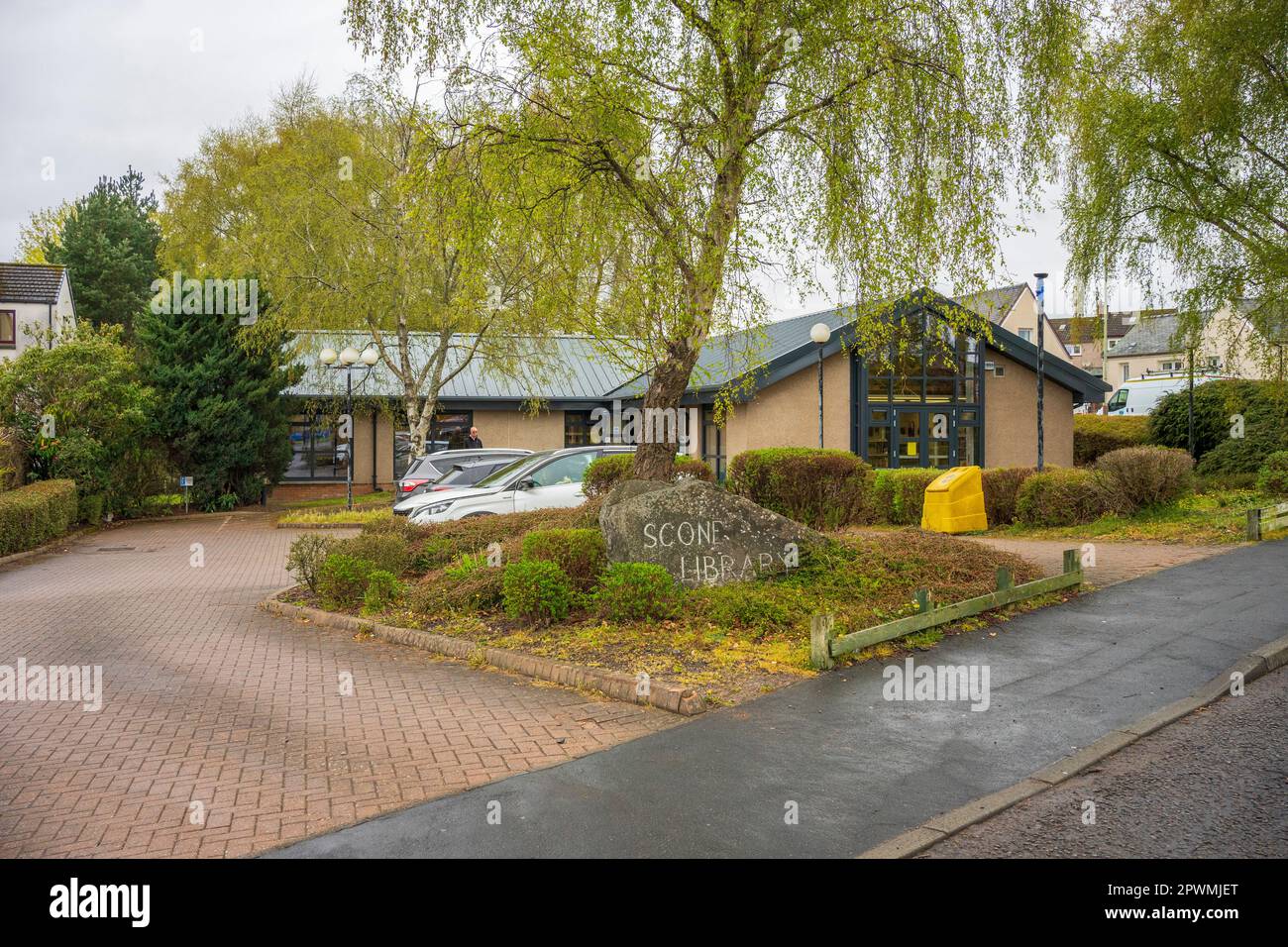 Village of Scone outside Perth Scotland home to the Stone of Scone ...