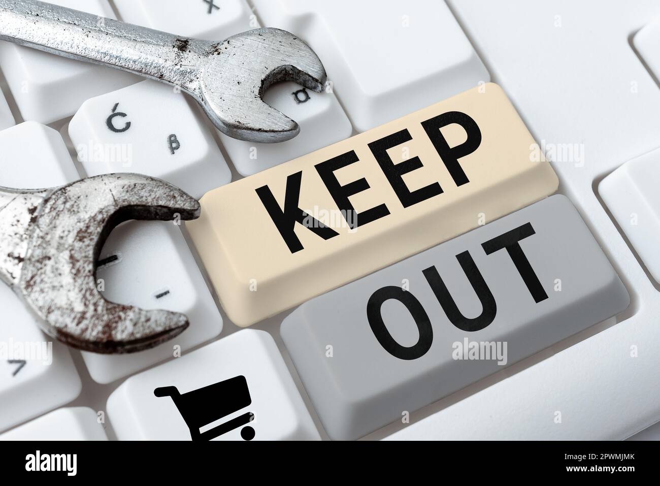 Inspiration showing sign Keep Out, Concept meaning to stop someone or ...