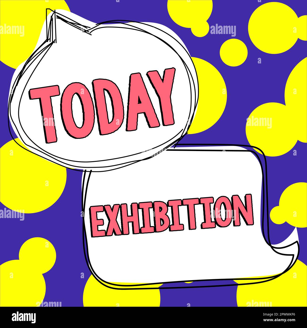 Writing displaying text Exhibition, Word Written on and act of exposing ...