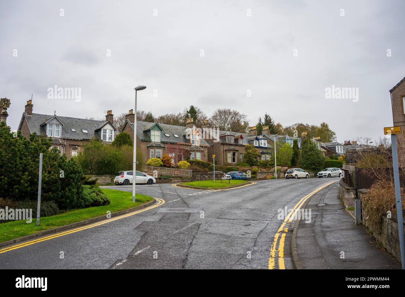 Village of Scone outside Perth Scotland home to the Stone of Scone ...