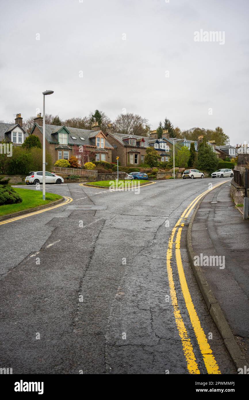 Village of Scone outside Perth Scotland home to the Stone of Scone ...