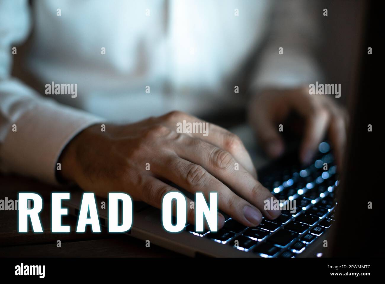 Hand writing sign Read On, Conceptual photo spend time reading in order ...