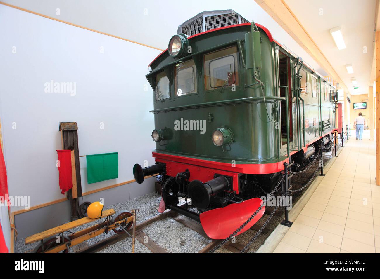 Interior view of the Flam Railway Museum, Flam town, Flamsdalen Valley ...