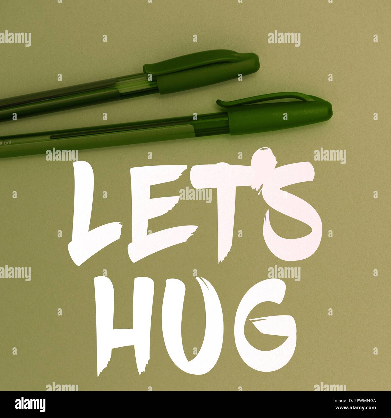 Writing displaying text Let's Hug, Business approach asking to hold ...