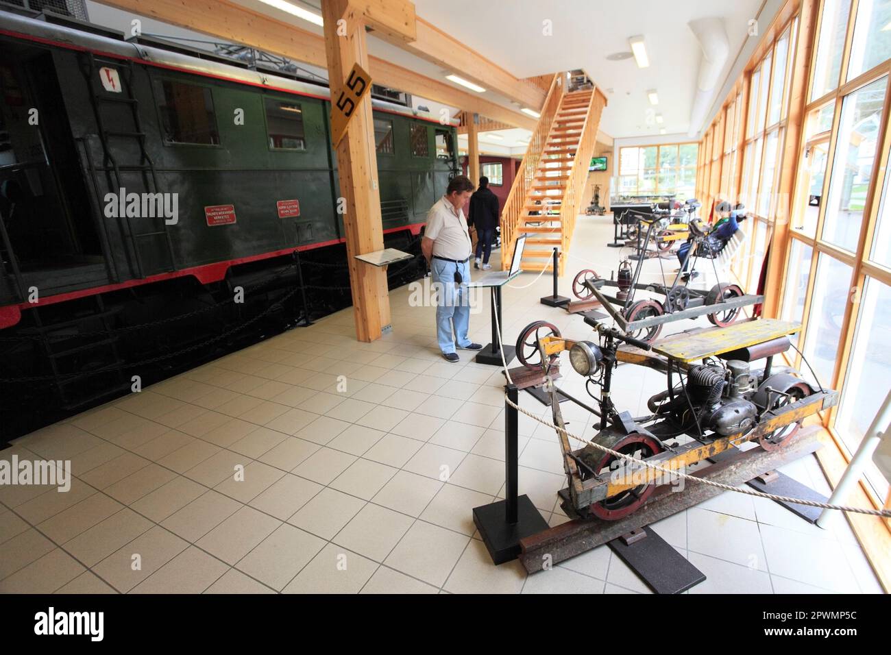 Interior view of the Flam Railway Museum, Flam town, Flamsdalen Valley ...