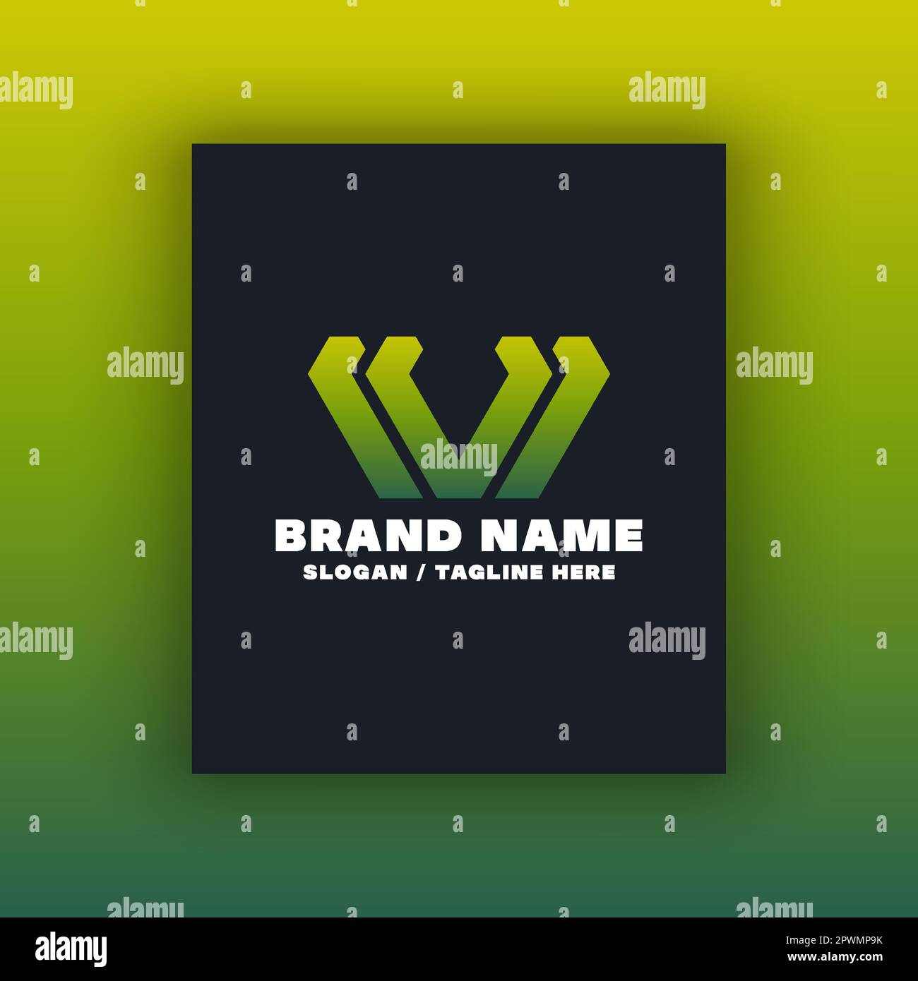 Letter V logo design template. Editable, resizable, vector illustration ...