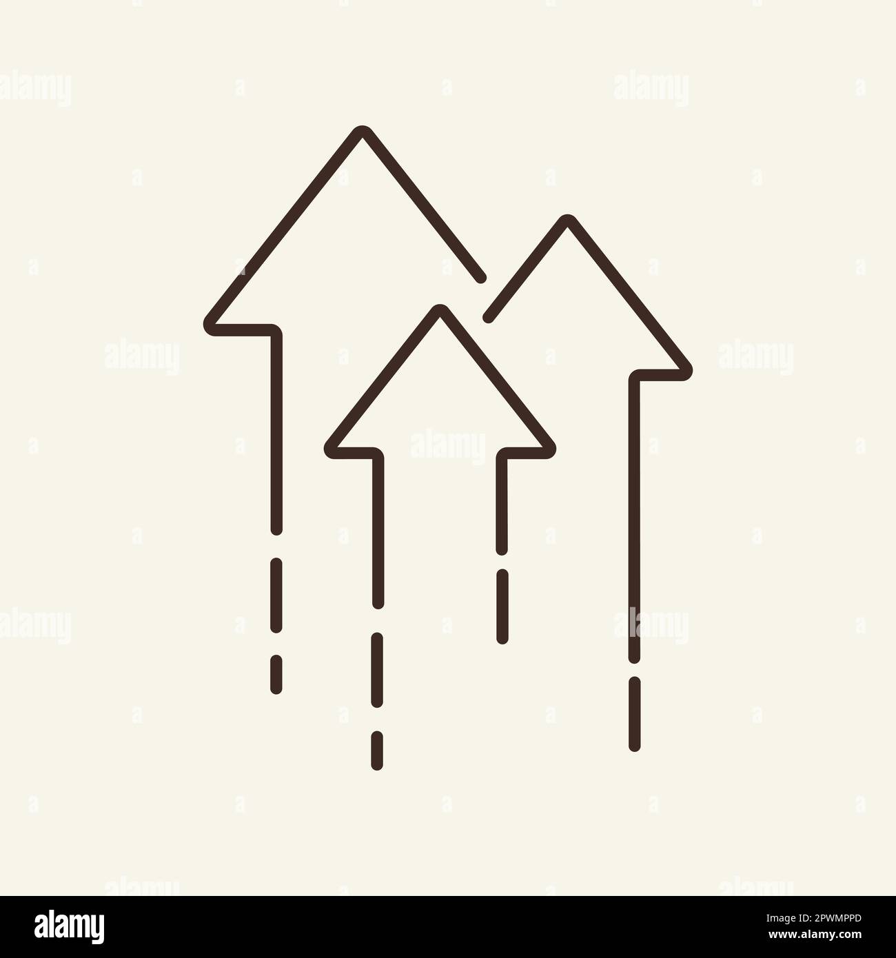 Increase line icon Stock Vector Image & Art - Alamy