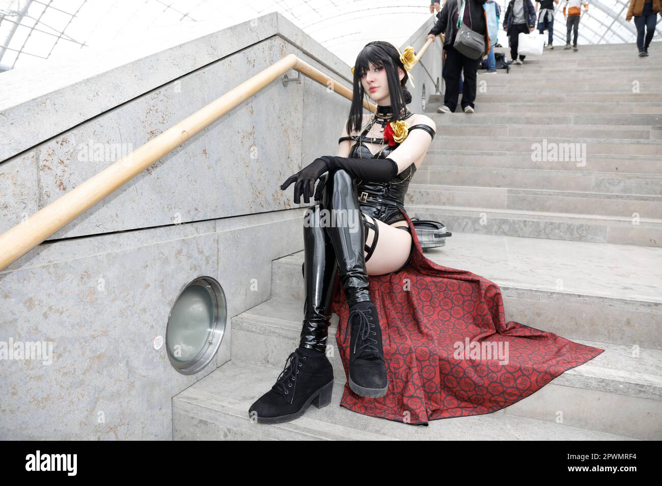 Cosplayer bei der Manga-Comic-Con auf der Leipziger Buchmesse 2023 ...
