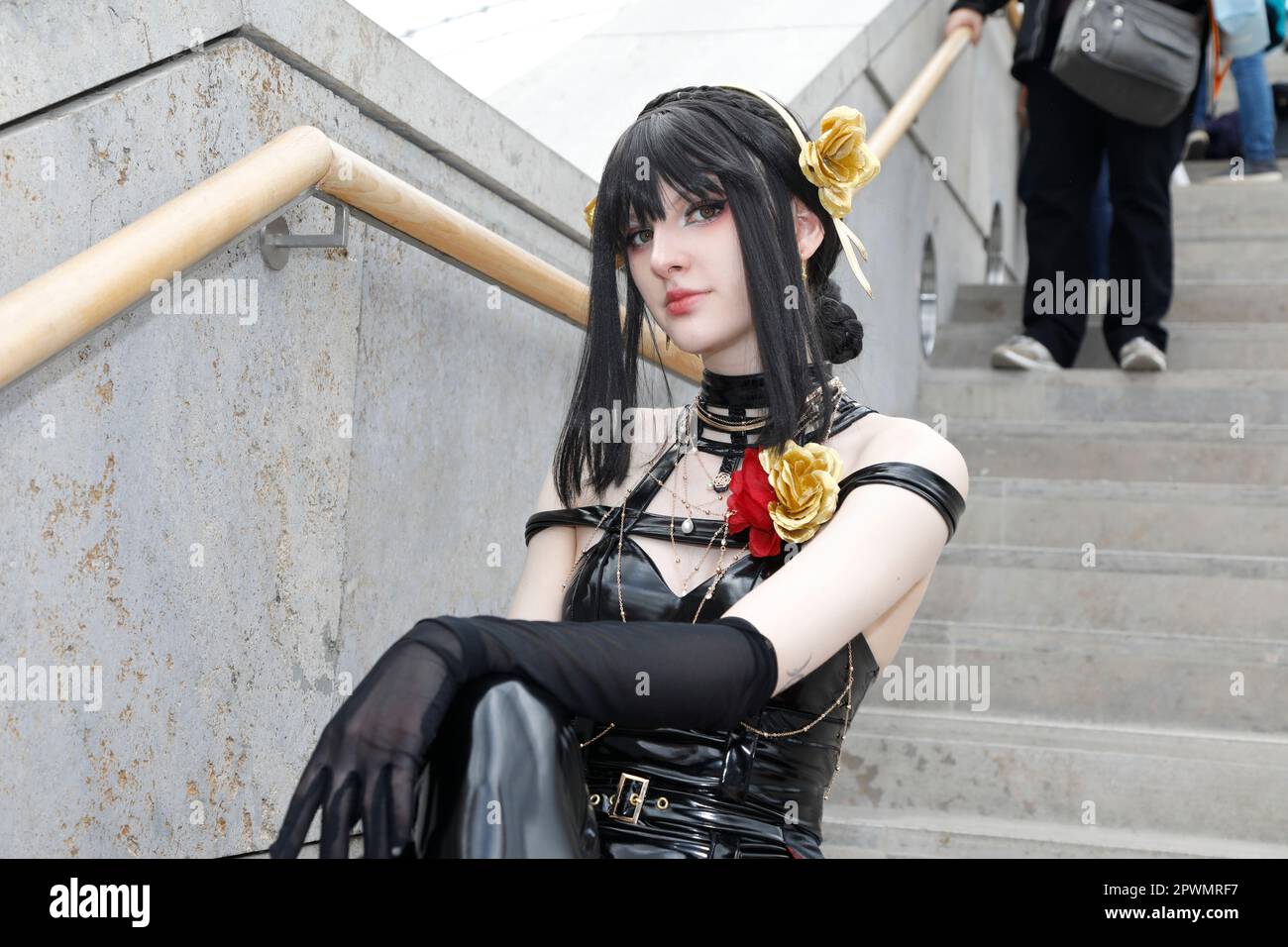 Cosplayer bei der Manga-Comic-Con auf der Leipziger Buchmesse 2023 ...