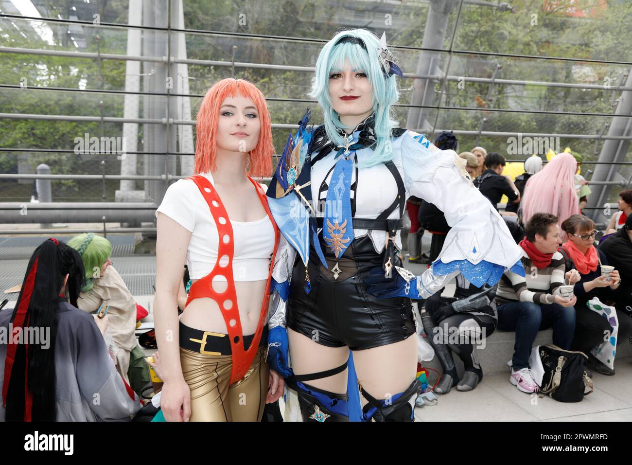 Cosplayer bei der Manga-Comic-Con auf der Leipziger Buchmesse 2023 ...
