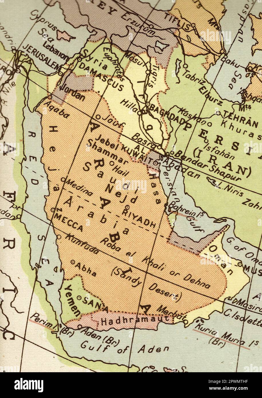 Ancient arabia map hi-res stock photography and images - Alamy