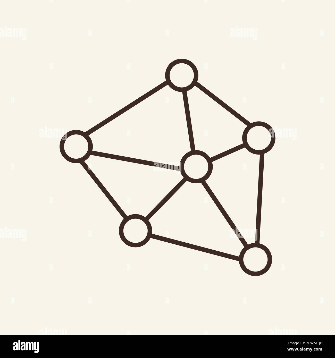 Molecule connection icon simple hi-res stock photography and images - Alamy