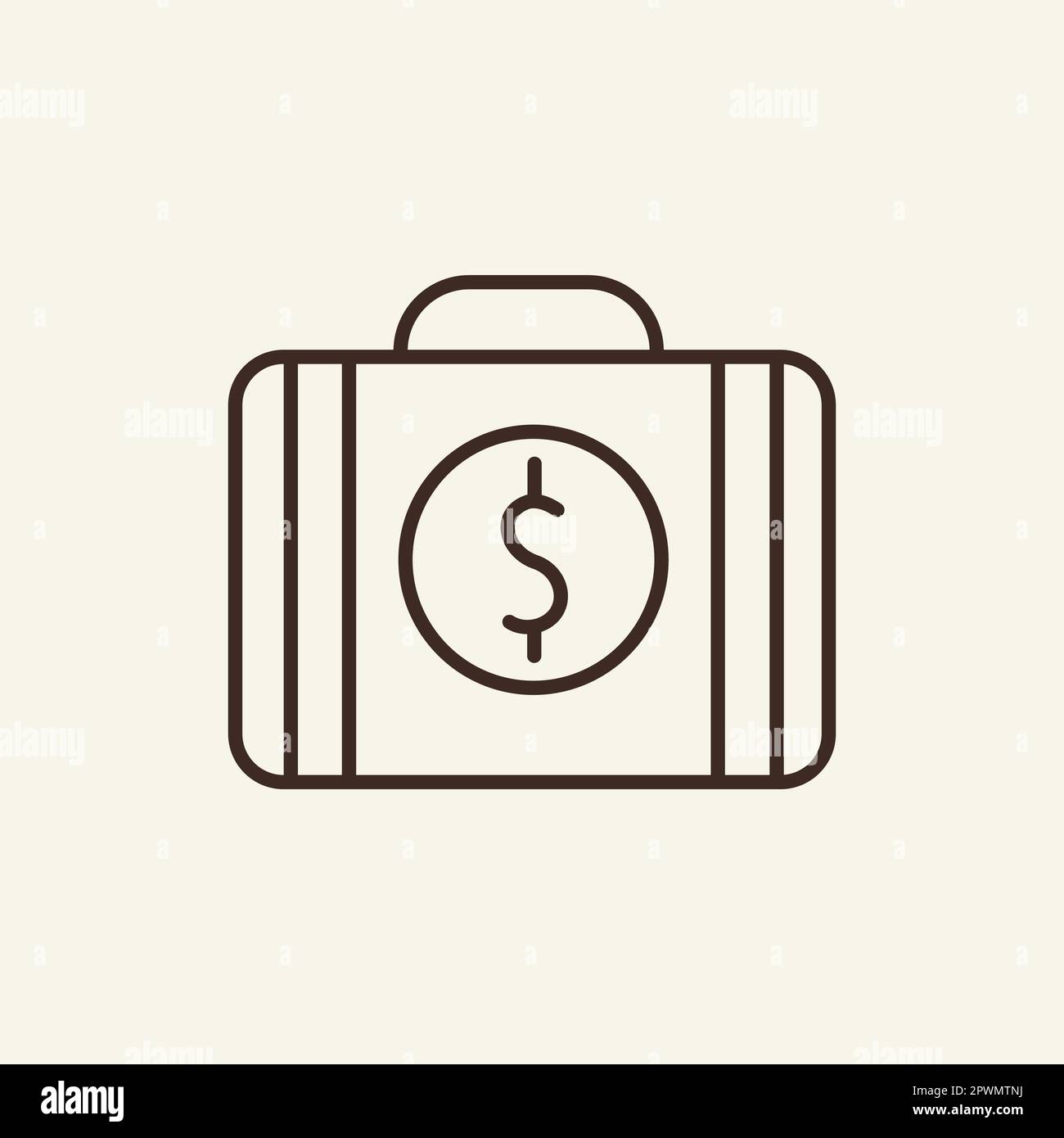 Money case line icon Stock Vector Image & Art - Alamy