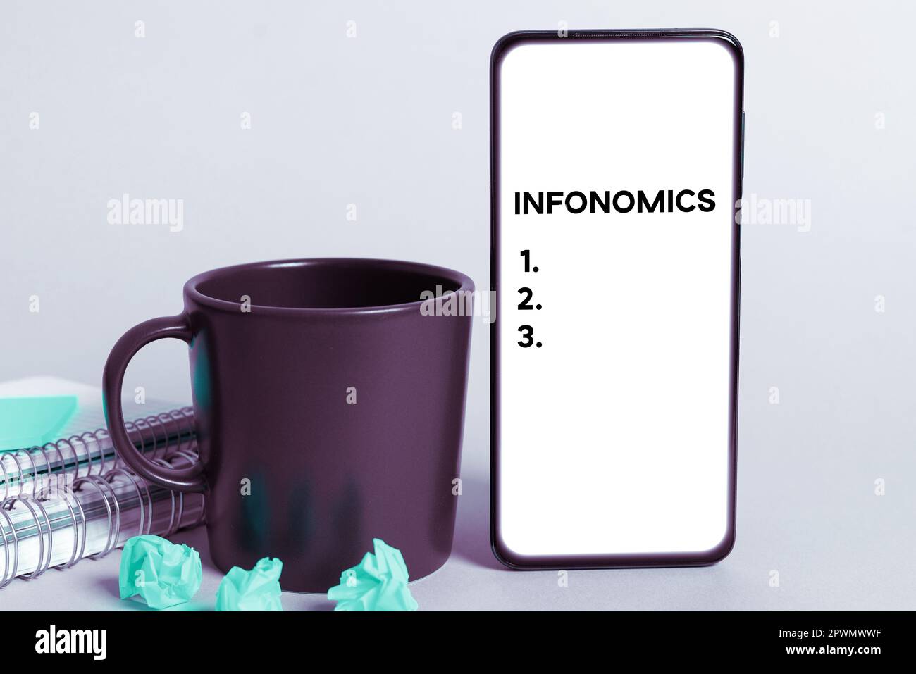 Hand writing sign Infonomics, Business idea visual image used to ...