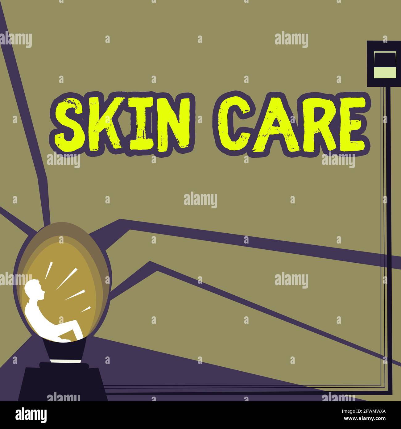 Conceptual display Skin Care, Business concept things that you do or ...