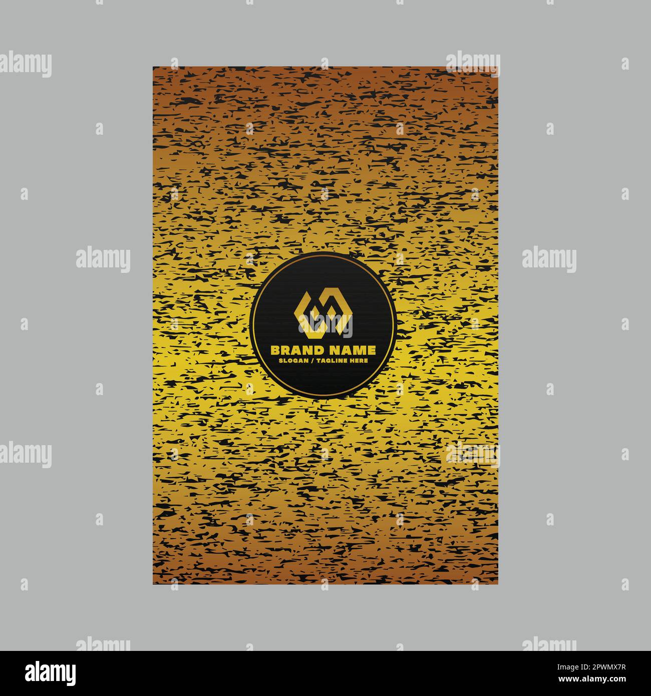 Modern poster with gritty texture style. Editable, resizable, EPS 10 ...