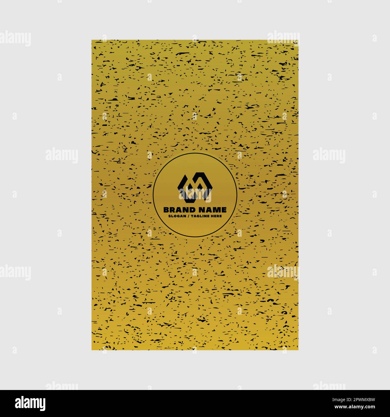 Modern poster with gritty texture style. Editable, resizable, EPS 10 ...